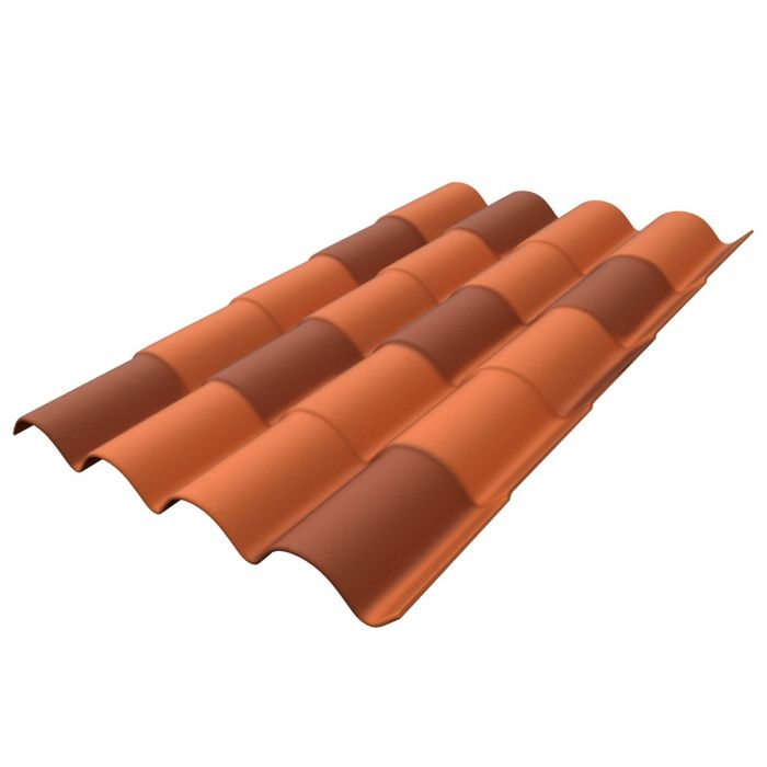 Teja colonial pintada proteja 1.60m - París Constructor